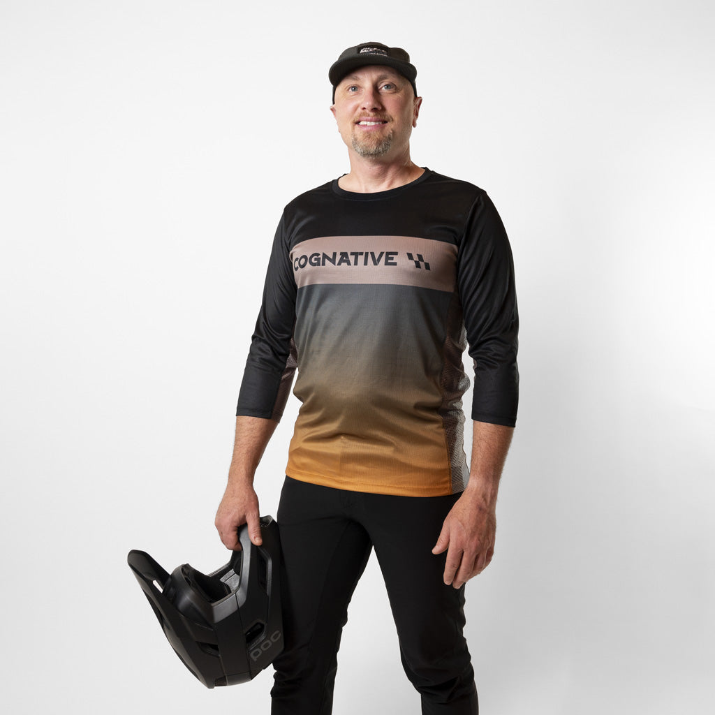 Men's Gravity 3/4 Sleeve MTB Jersey | Durable and Breathable – Cognative MTB®