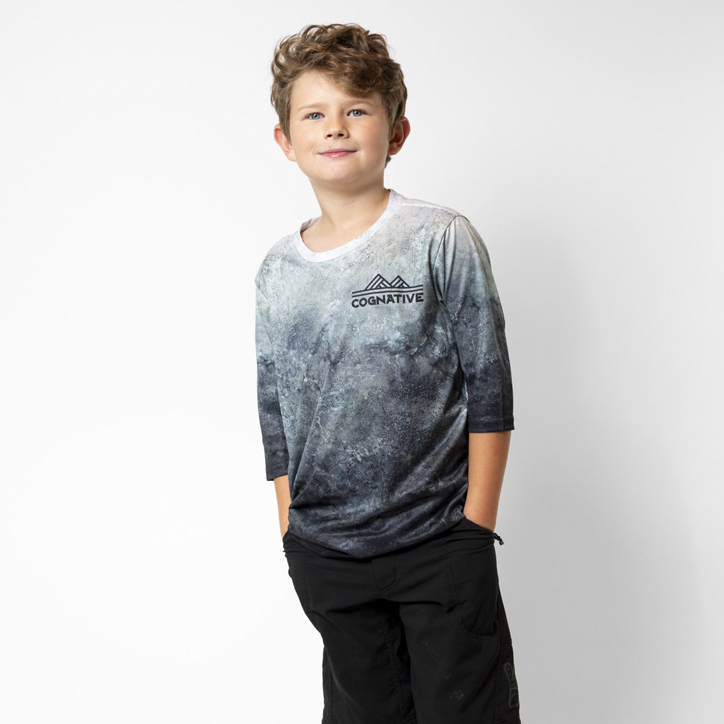 Youth Gravity 3/4 Sleeve MTB Jersey | Durable and Breathable – Cognative MTB®