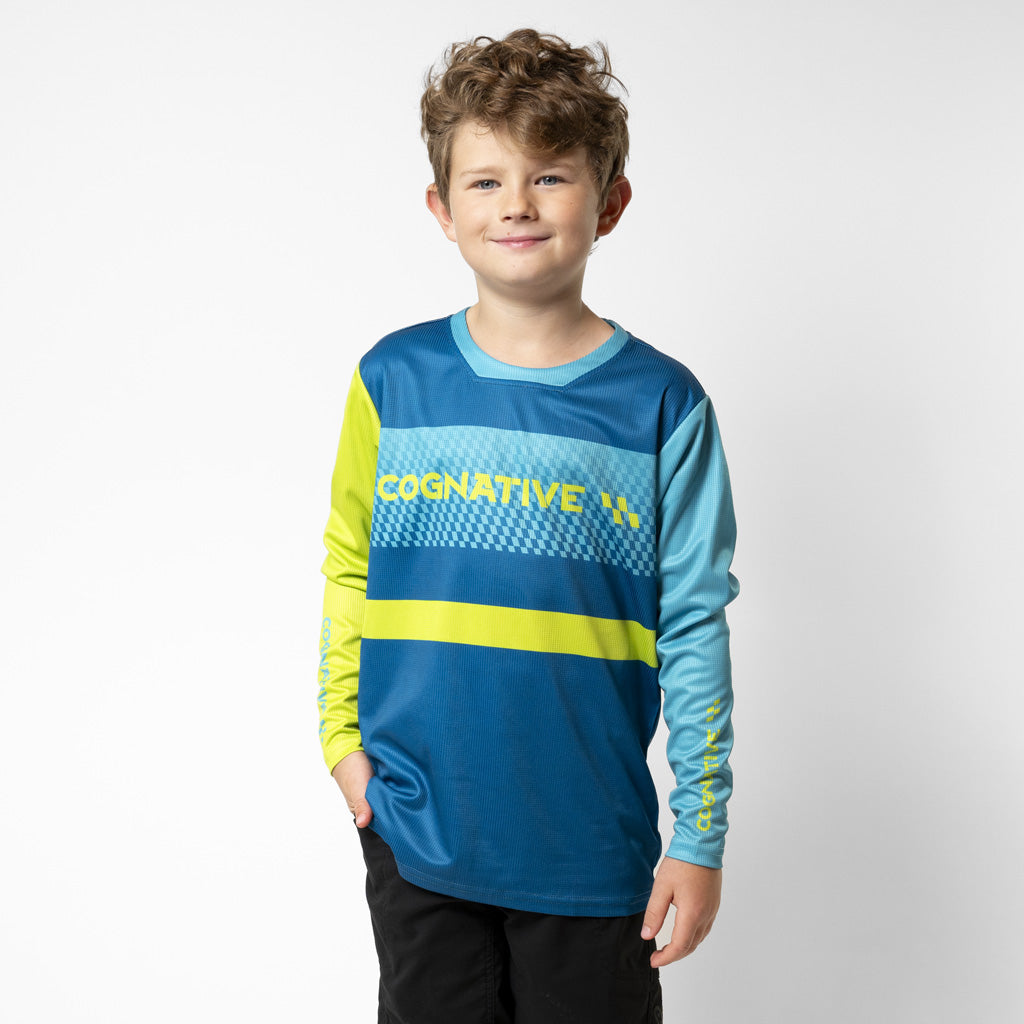 Youth Gravity Long Sleeve MTB Jersey | Durable and Breathable – Cognative MTB®