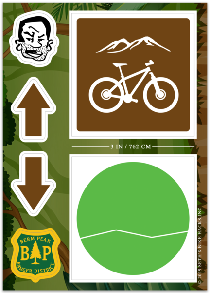 BERM PEAK TRAIL MARKER KIT (3 OPTIONS) - Cognative MTB®