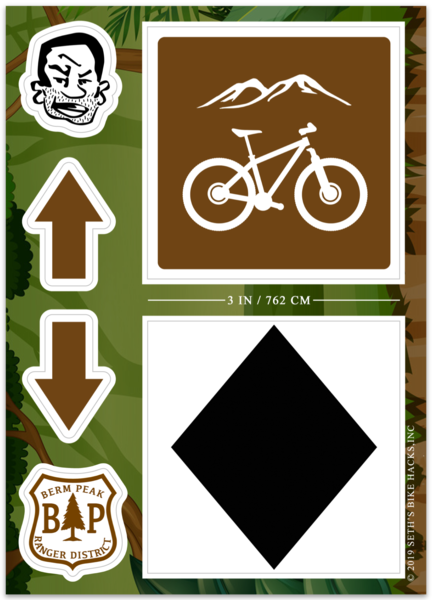 BERM PEAK TRAIL MARKER KIT (3 OPTIONS) – Cognative MTB®